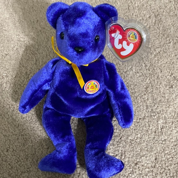 Ty | Toys | Ty Beanie Babies Baby Sapphire Teddy Bear Rare Vintage ...